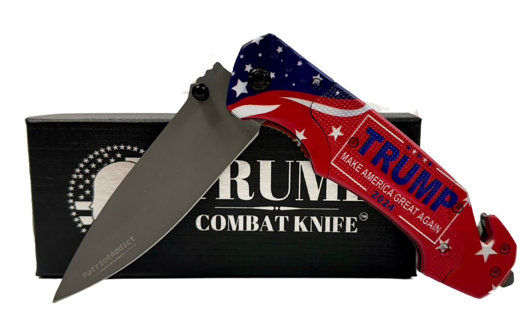 Trump Combat Knife Red – PatriotAddict