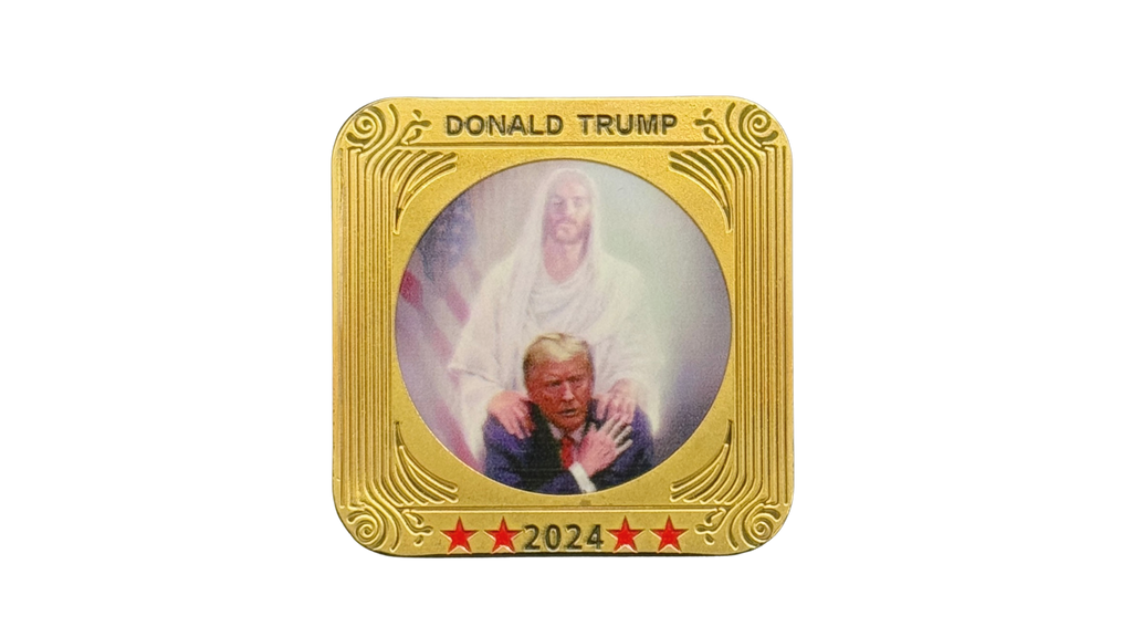 Jesus Stands with Trump Coin – PatriotAddict